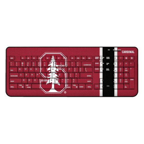 Keyscaper Stanford University Cardinal Stripe Wireless Usb Keyboard ...