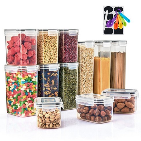Sorbus 12 Pack Airtight Food Storage Containers, Labels, Marker ...