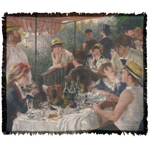 Pierre Auguste Renoir Luncheon of the Boating Party Blanket 50"x60 ...