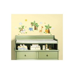 Roommates Animal Alphabet Peel & Stick Wall Decal : Target