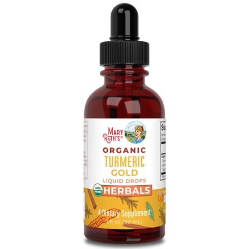 Maryruth's Turmeric Gold Drops, Org, 1 Oz : Target