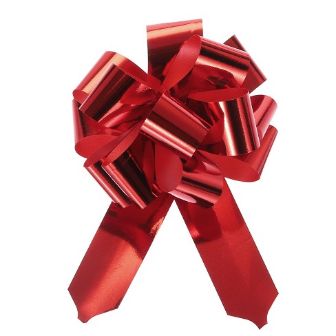 Unique Bargains Metallic Large Gift Wrapping Pull Ribbon Bow For ...