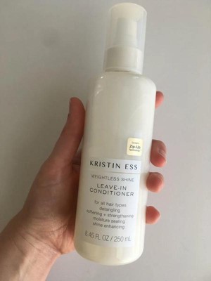 Kristin Ess Weightless Shine Leave In Conditioner Spray For Dry Damaged ...