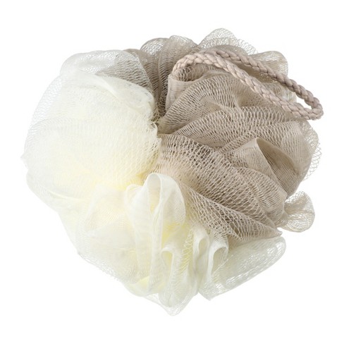 Unique Bargains Bath Shower Body Puffs Loofah Sponge 4.72"x5.12" 1 Pc ...