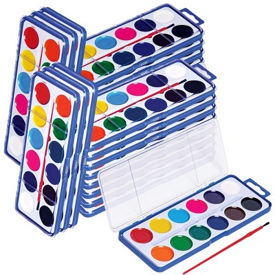 Neliblu Water Color Paint Set For Kids- Set Of 12, Multicolored : Target