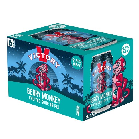 Victory Berry Monkey Fruited Sour - 6pk/12 Fl Oz Cans : Target