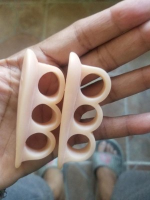 Zentoes Triple Loop Toe Crest For Hammer Toes - Beige - 2pk : Target