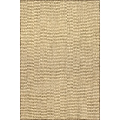 Nuloom Filomena Casual Striped Jute Area Rug, 5' X 8', Natural : Target
