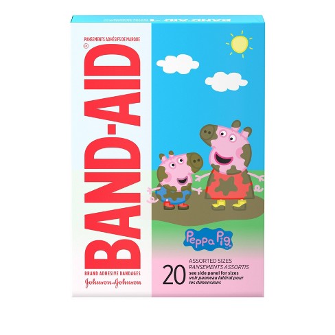 Band-aid Adhesive Peppa Pig Bandages - 20ct : Target
