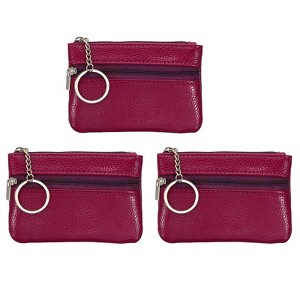 Unique Bargains Pu Leather Change Purses Small Organizer Bags With ...