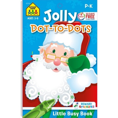 School Zone Jolly Dot-to-dots Tablet Workbook - (paperback) : Target