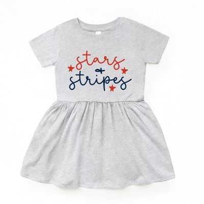 Patriotic Stars and Stripes Cursive - Infant Dress : Target