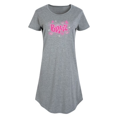 Women's Bratz Y2k Logo - Heather Grey - Medium : Target