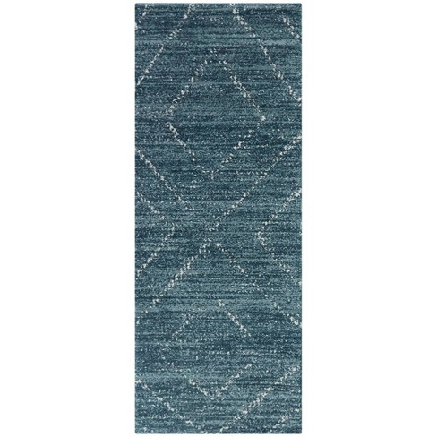 Balta Rugs 2'2"x7' Sienna Transitional Geometric Rug Blue : Target