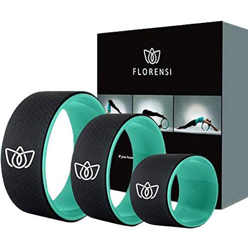 Florensi Yoga Wheel Set Of 3, Padded Foam Rollers : Target