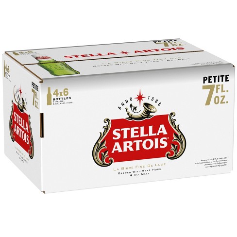 Stella Artois Lager Petite - 24ct/7 Fl Oz Bottles : Target