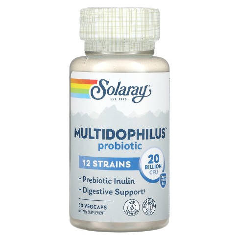 Solaray Multidophilus Probiotic, 20 Billion Cfu, 50 Vegcaps : Target