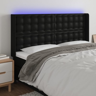 Vidaxl Led Headboard Home Indoor Bedroom Bed Accessory Upholstered Bed ...