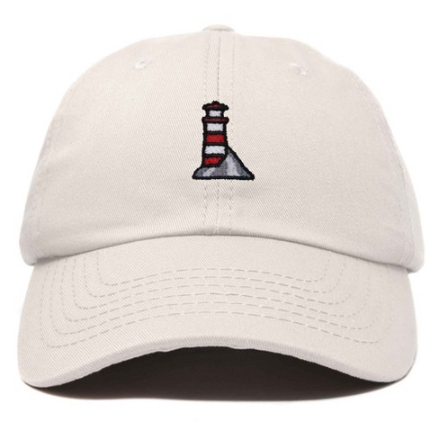 Dalix Lighthouse Embroidered Cap Cotton Baseball Hat Nautical Womens ...