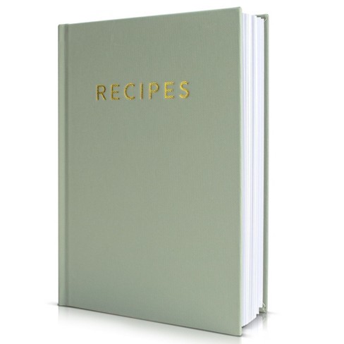 Zicoto - Aesthetic Blank Recipe Book With Waterproof Cover - Simplified ...