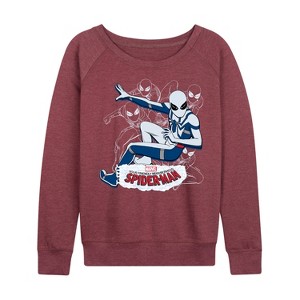 Women's Spider-Man Ozcorp Spiderman Line Cluster Lightweight French ...