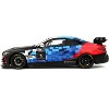 2024 BMW M4 GT4 #1 "M Motorsport Livery" Black and White with Red ...