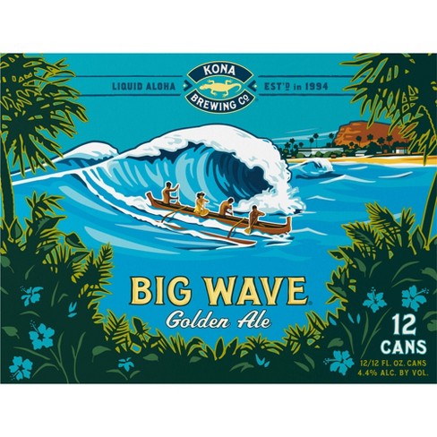 Kona Big Wave Golden Ale Beer - 12pk/12 Fl Oz Cans : Target