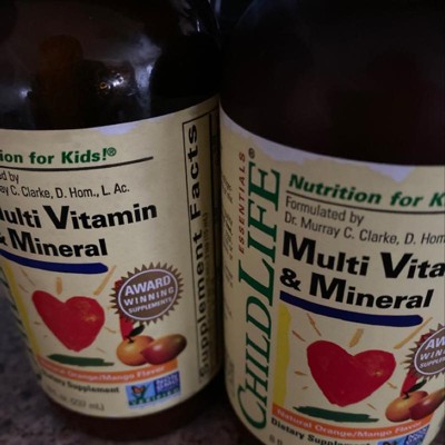 Childlife Essentials Multivitamin & Mineral Liquid - 8 Fl Oz : Target