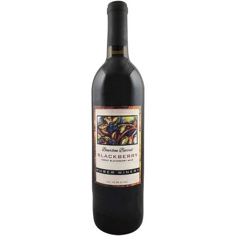 Huber Bourbon Barrel Blackberry Wine - 750ml Bottle : Target