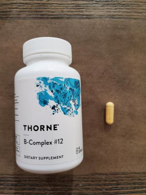Thorne B-complex #12 - Vitamin B Complex With Active B12 And Folate ...