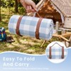 Waterproof 3-Layer Outdoor Picnic Mat, 79"x79" Collapsible Large ...