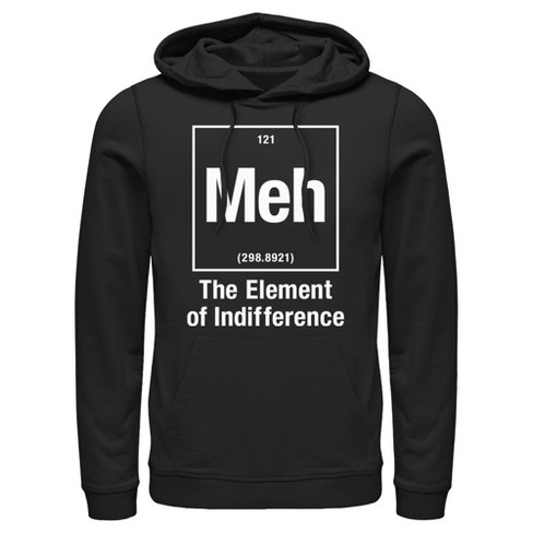 Men's Lost Gods The Element Of Indifference Pull Over Hoodie - Black ...