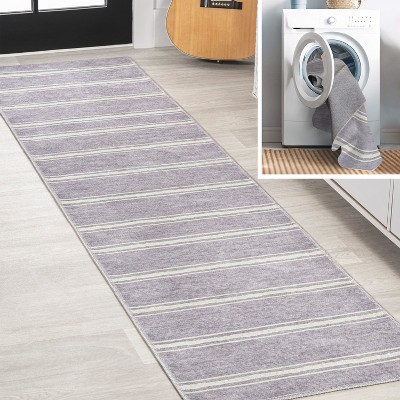 2'x8' Modern Persian Boho Floral Runner Rug, Purple - Jonathan Y : Target