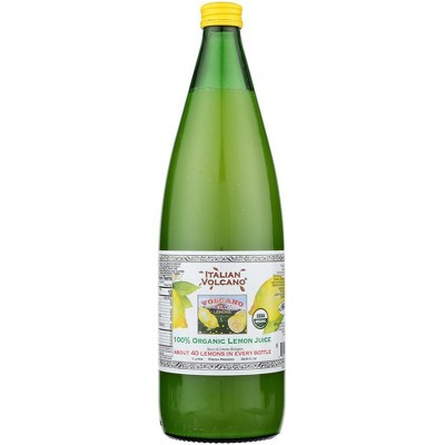 Volcano Juice Lemon Italian Volcano Organic - Pack Of 12 - 500 Ml : Target