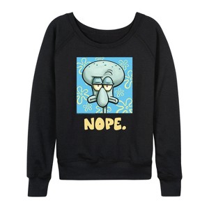 Women's - SpongeBob SquarePants - Nope Squidward Lightweight French ...