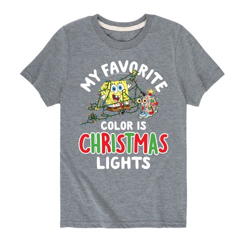 Spongebob Squarepants My Favorite Color Is Christmas Lights Short ...