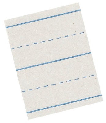 School Smart Picture Story Paper, 7/8 Inch Rule, 9 X 12 Inches, 500 ...