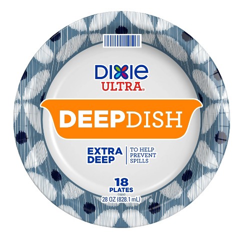 Dixie Ultra 9" Deep Dish Paper Plates - 28oz/18ct : Target