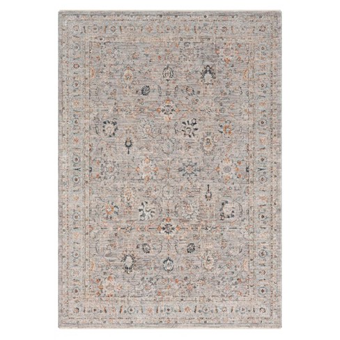 Obeetee Manor Sarouk Woven Indoor Area Rug - 2'x3' Charcoal : Target
