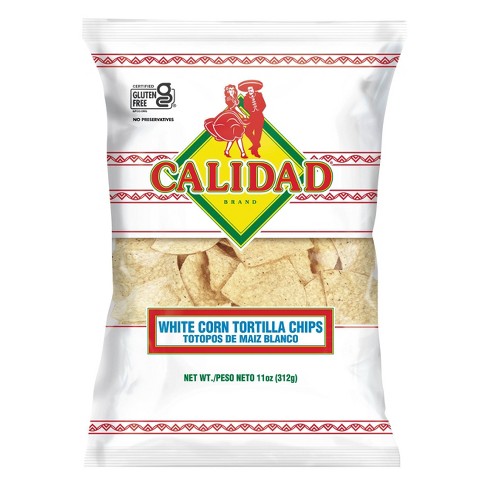 Calidad White Corn Tortilla Chips -11oz : Target