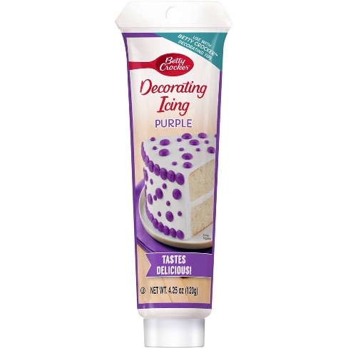 Betty Crocker Purple Decorating Icing Tube - 4.25oz : Target