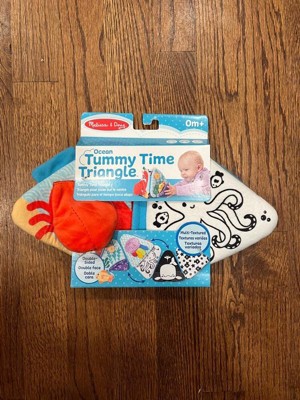 Melissa & Doug Tummy Time Triangle Baby Learning Toy - Ocean : Target