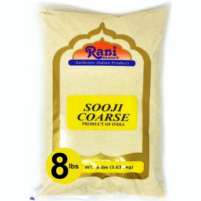 Sooji Coarse Flour - 128oz (8lbs) 3.63kg - Rani Brand Authentic Indian ...