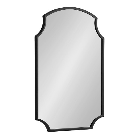 20"x30" Carlow Framed Wall Mirror Black - Kate & Laurel All Things ...