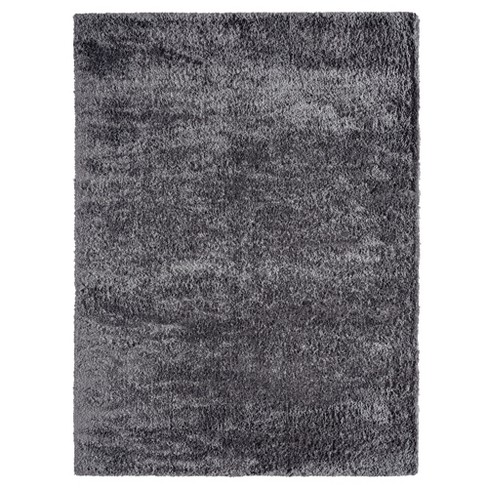 Everloom Royal Shag Pearl Modern Super Soft Solid Area Rug : Target