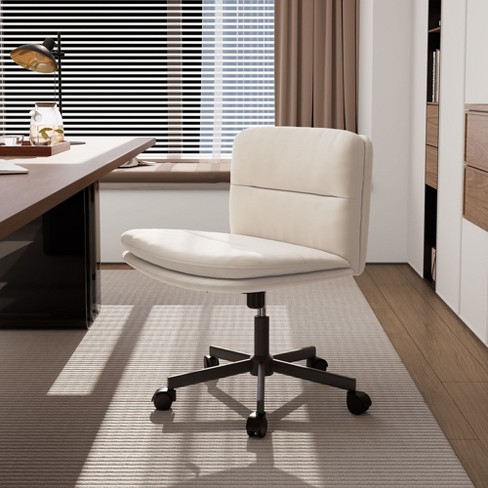 Hyleory Pu Task Office Chair In Beige : Target