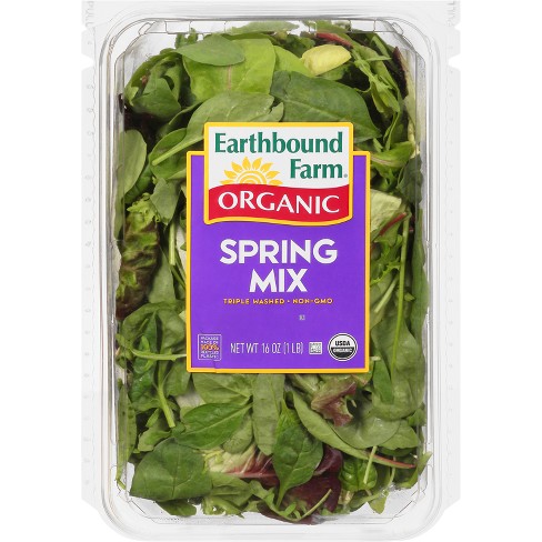 Earthbound Farm Organic Spring Mix Lettuces - 16oz : Target