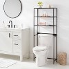 Over The Toilet Storage Brushed Nickel Metal - Brightroom™ : Target