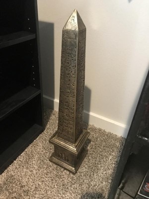 Design Toscano Golden Obelisk Of Ancient Egypt Statue : Target