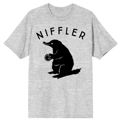 Fantastic Beasts Niffler Men's Athletic Heather Graphic Tee : Target